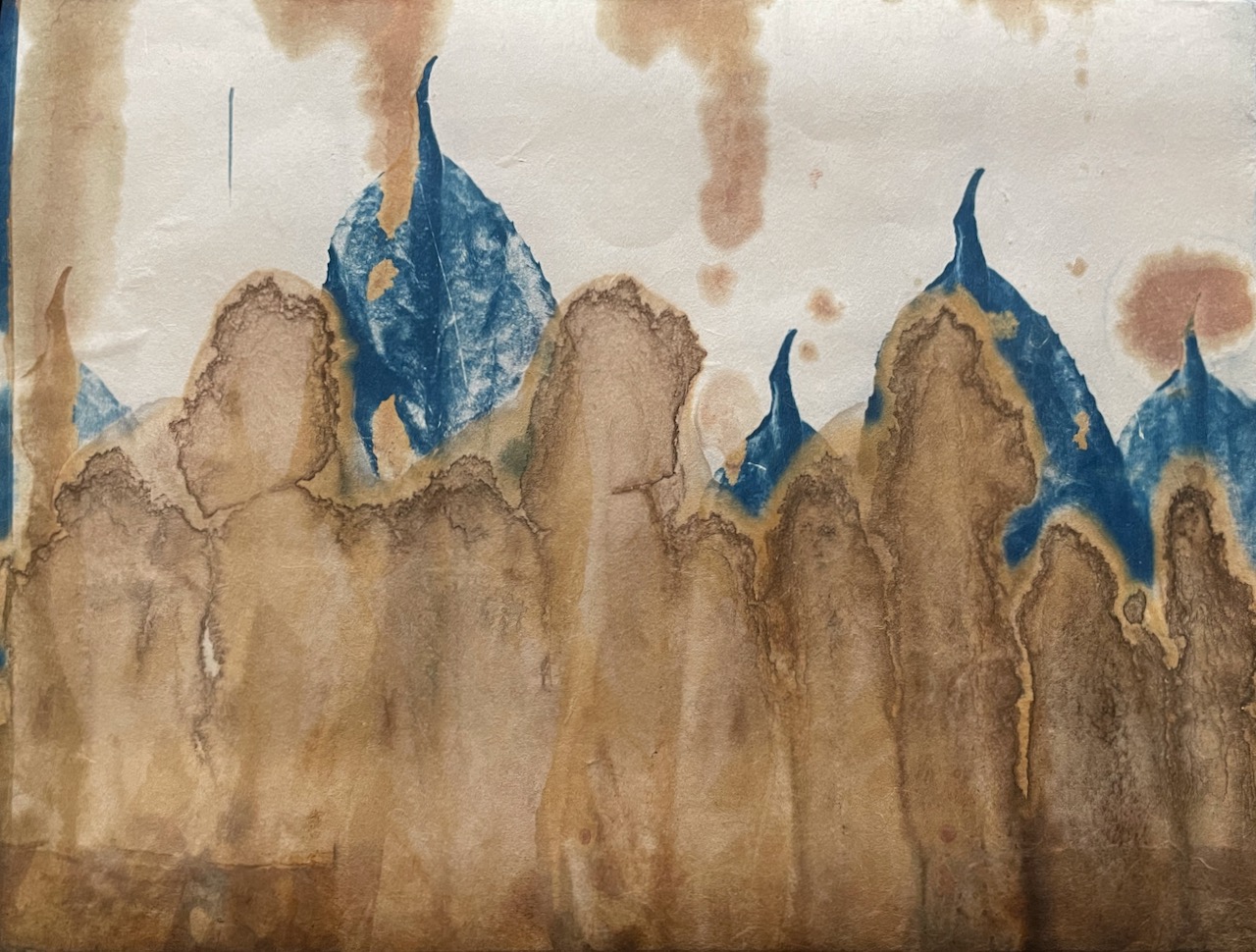 Cyanotype x Chromatogram Progress - Art is Craft is Design